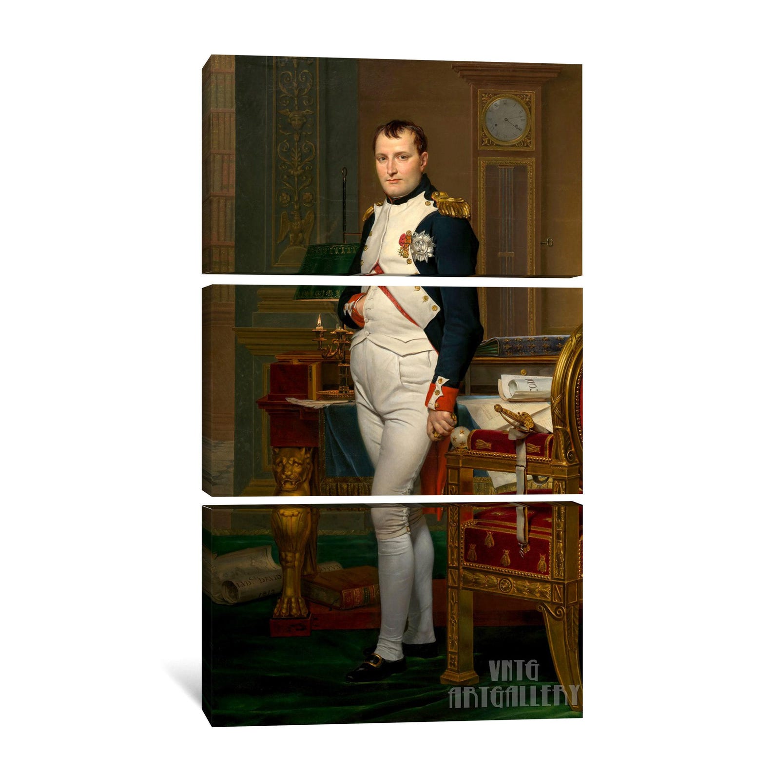 Jacques-louis David : the Emperor Napoleon in His Study at the ...