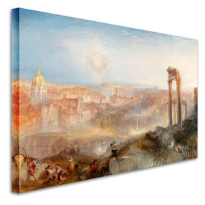 Joseph Mallord William Turner : Modern Rome-campo Vaccino (1839) Canvas ...