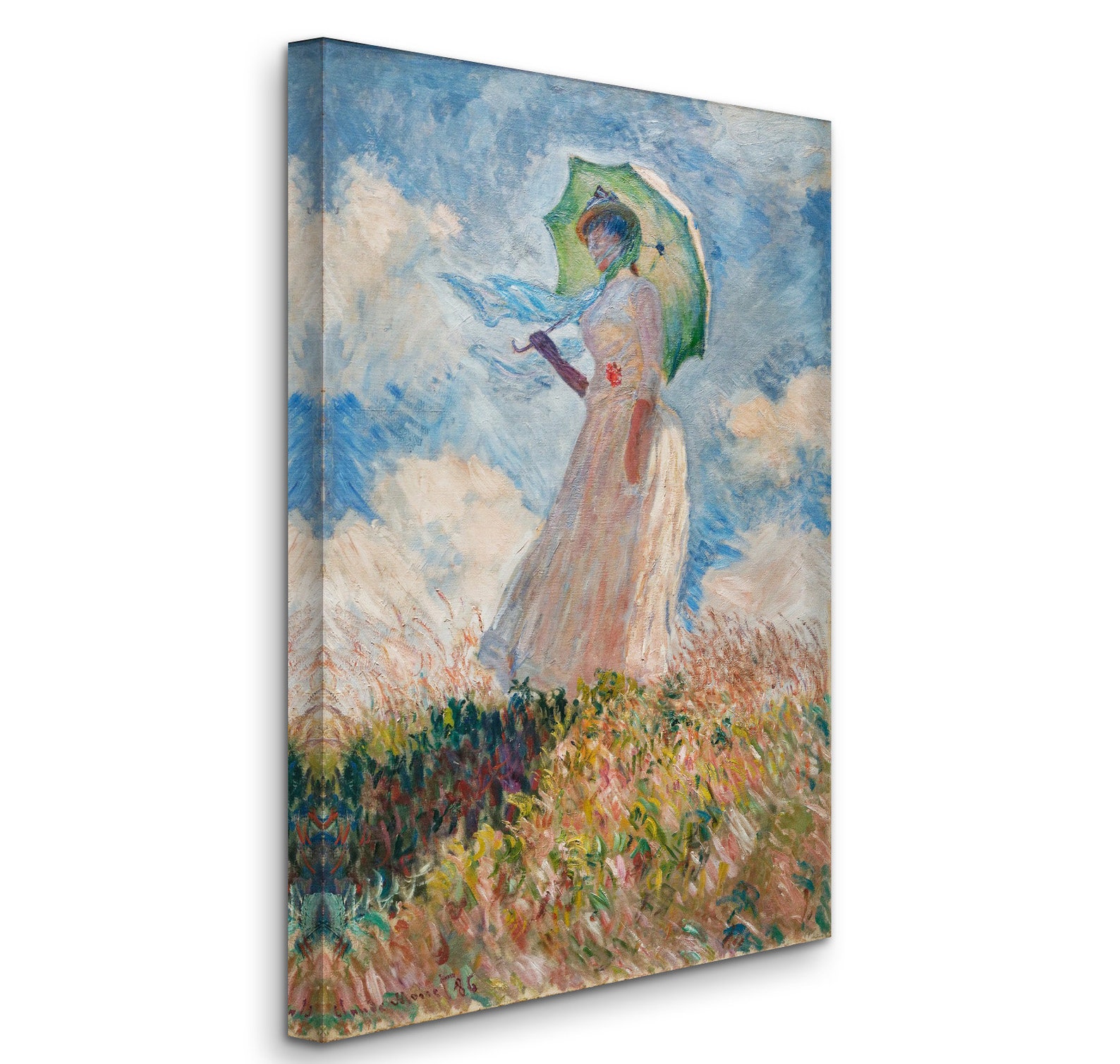 Claude Monet : Study of a Figure Outdoors Woman With a - Etsy