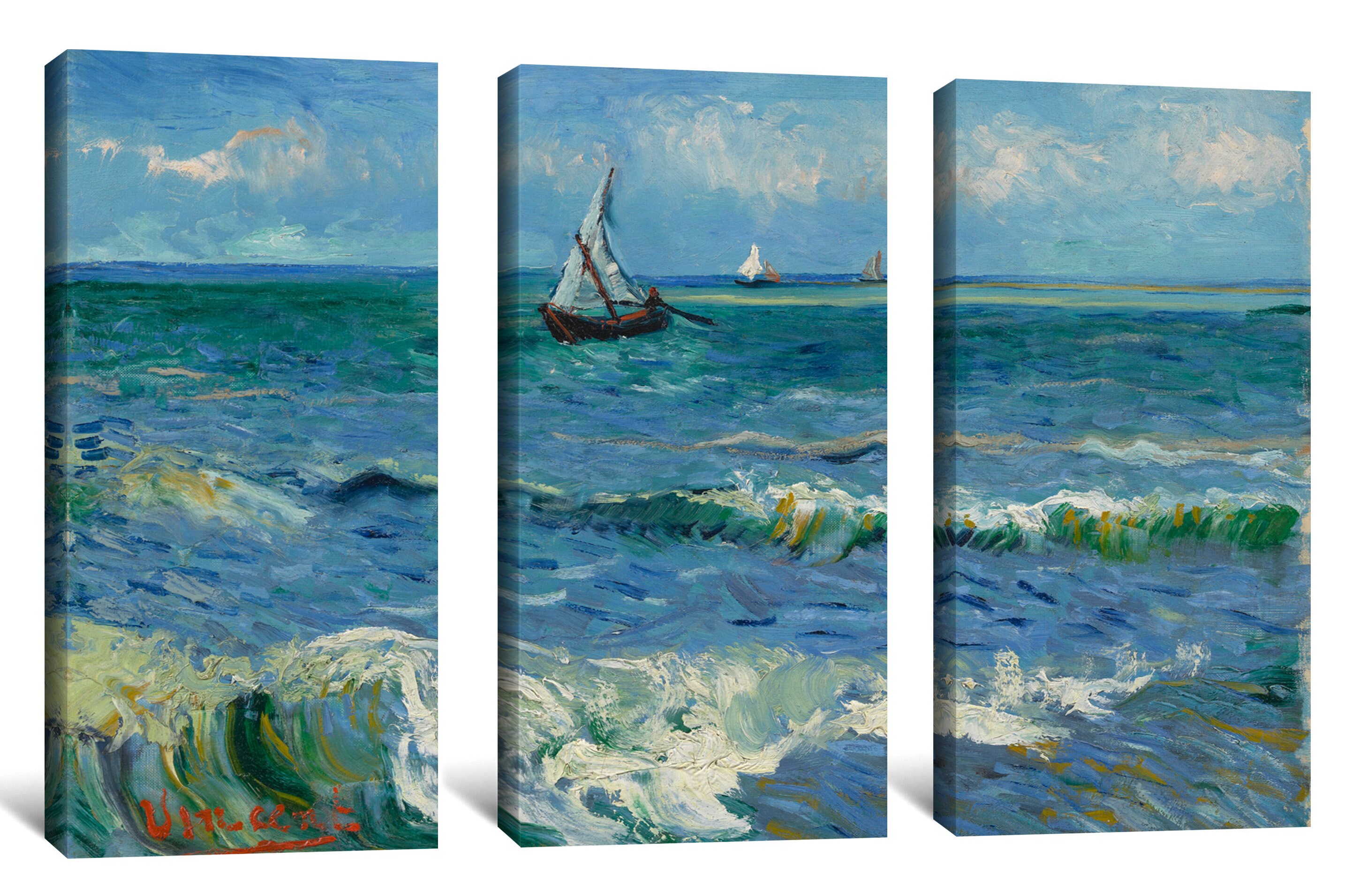 Vincent Van Gogh : Seascape Near Les Saintes-maries-de-la-mer - Etsy