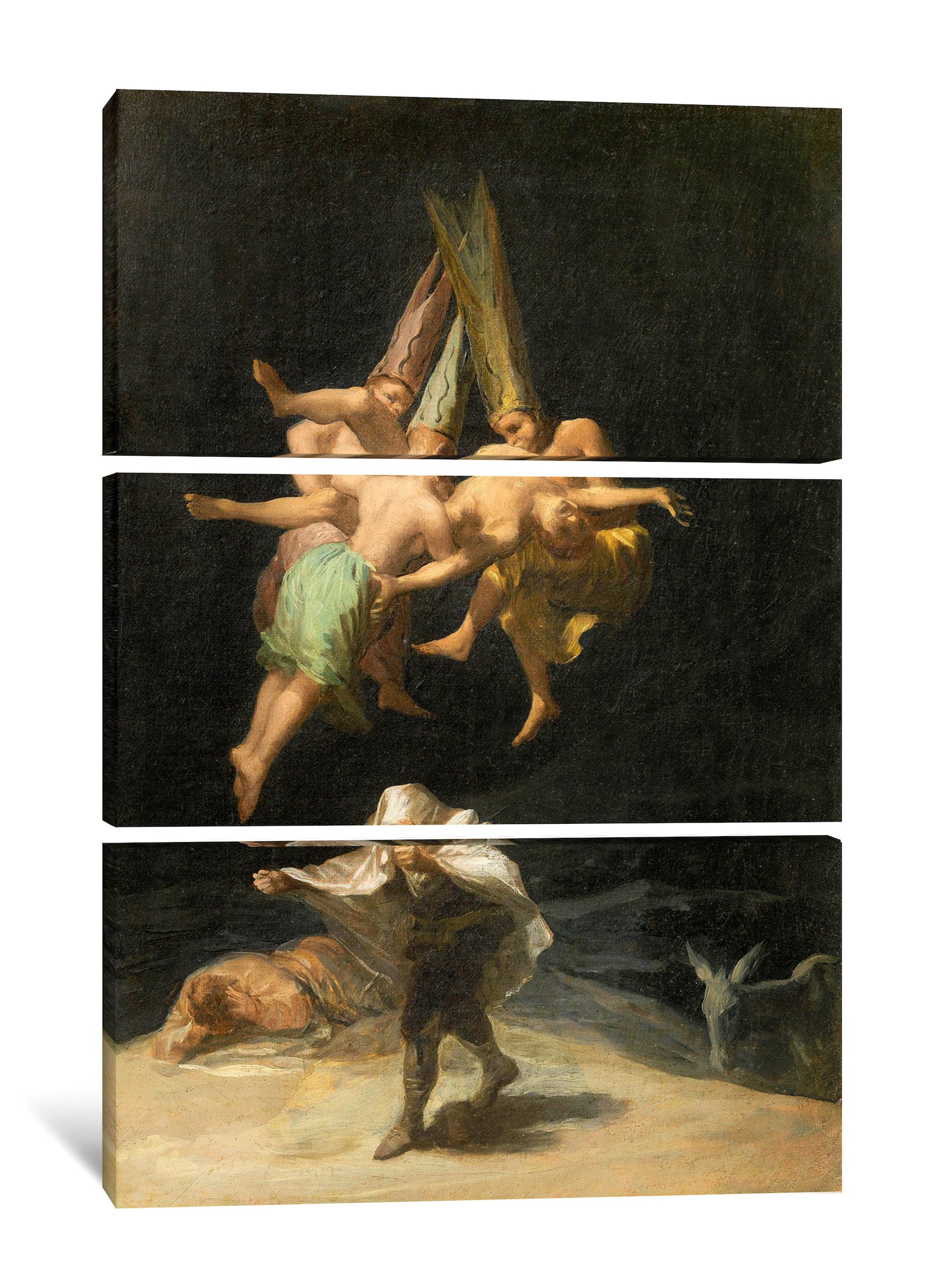 Francisco Goya : Witches' Flight 1797 Canvas Gallery - Etsy
