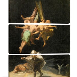 Francisco Goya : Witches' Flight 1797 Canvas Gallery - Etsy