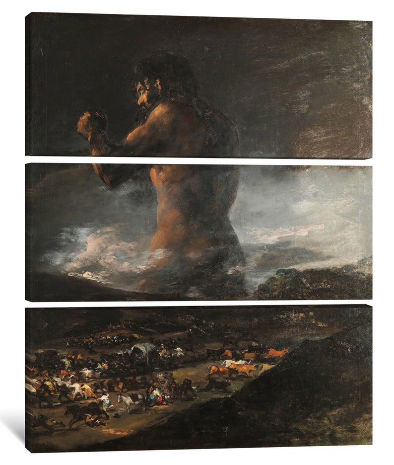 Francisco Goya & Asensio Julià : the Colossus 1812 Canvas - Etsy