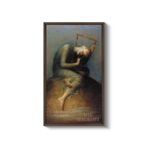 George Frederic Watts : Hope (1886) Canvas Gallery Wrapped or Framed ...