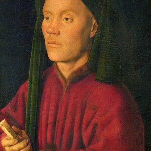 Jan Van Eyck : Portrait of a Man 1432 Canvas Gallery Wrapped or Framed ...