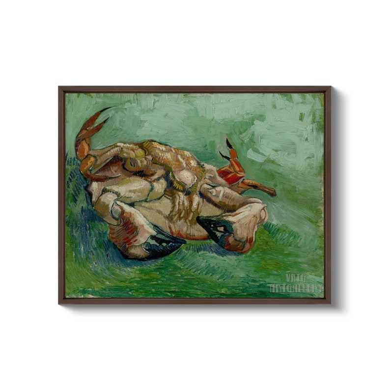 Vincent Van Gogh : A Crab on Its Back 1887 Canvas Gallery - Etsy
