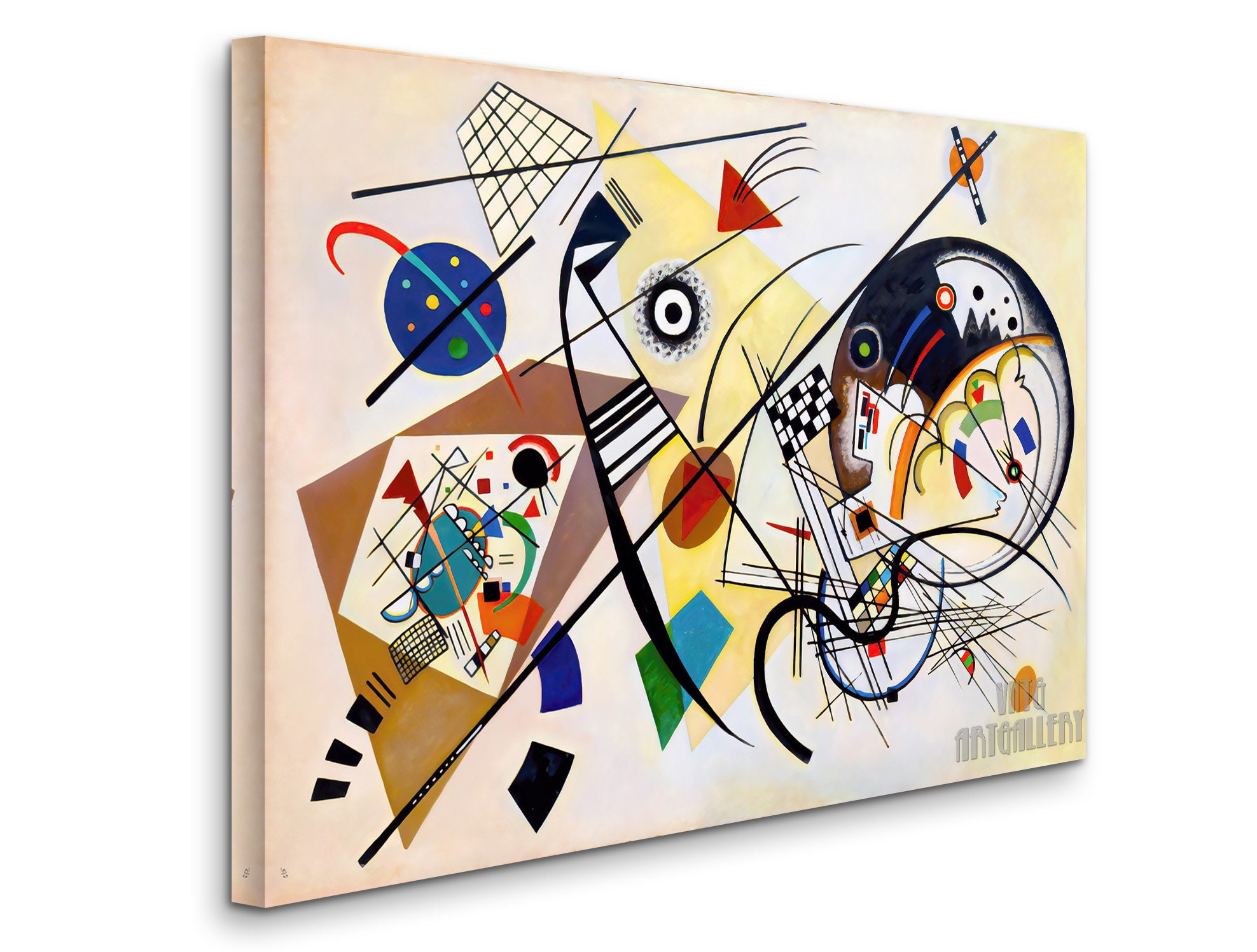 Wassily Kandinsky : Transverse Line 1923 Canvas Gallery - Etsy