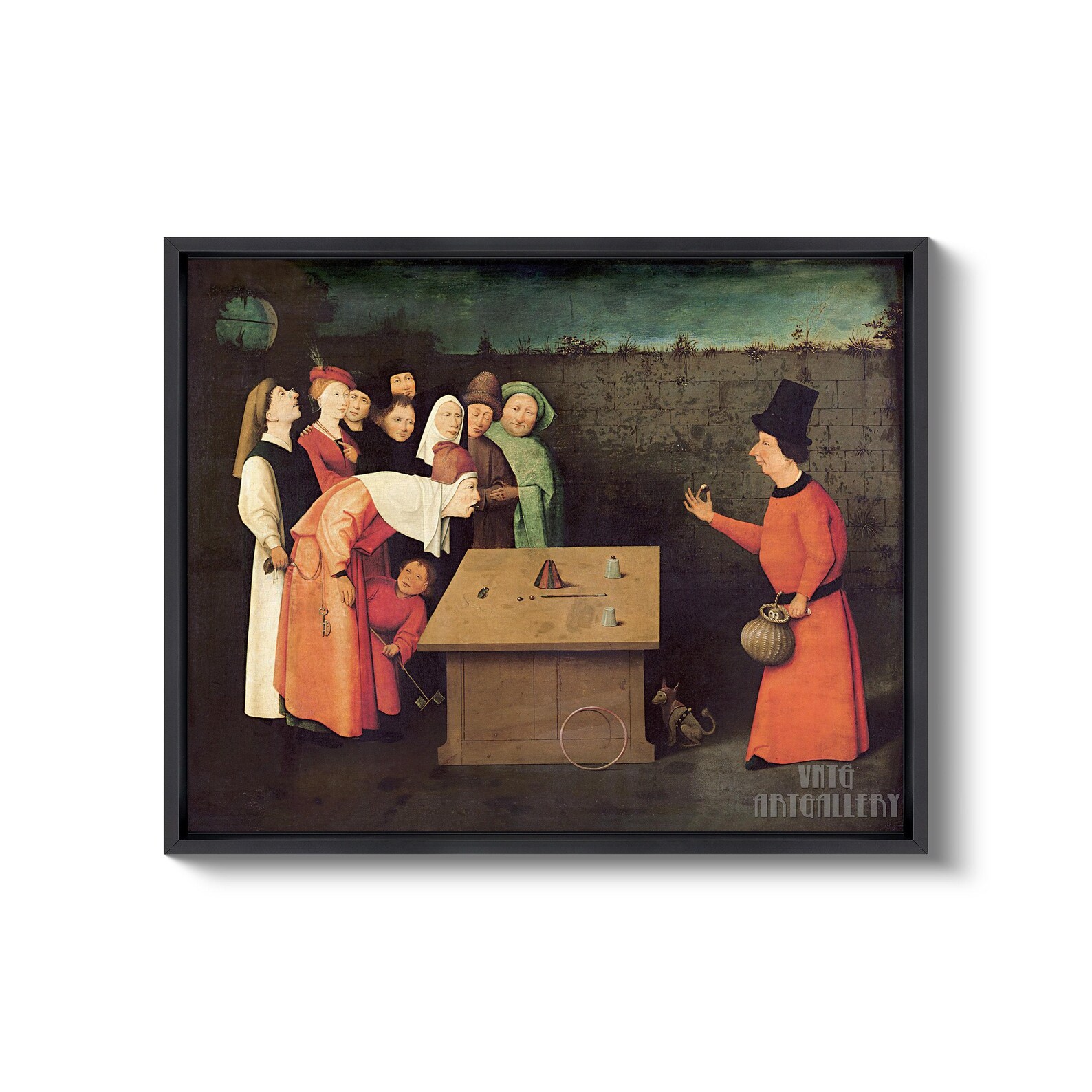 Hieronymus Bosch : the Conjurer (1502) Canvas Gallery Wrapped or Framed ...