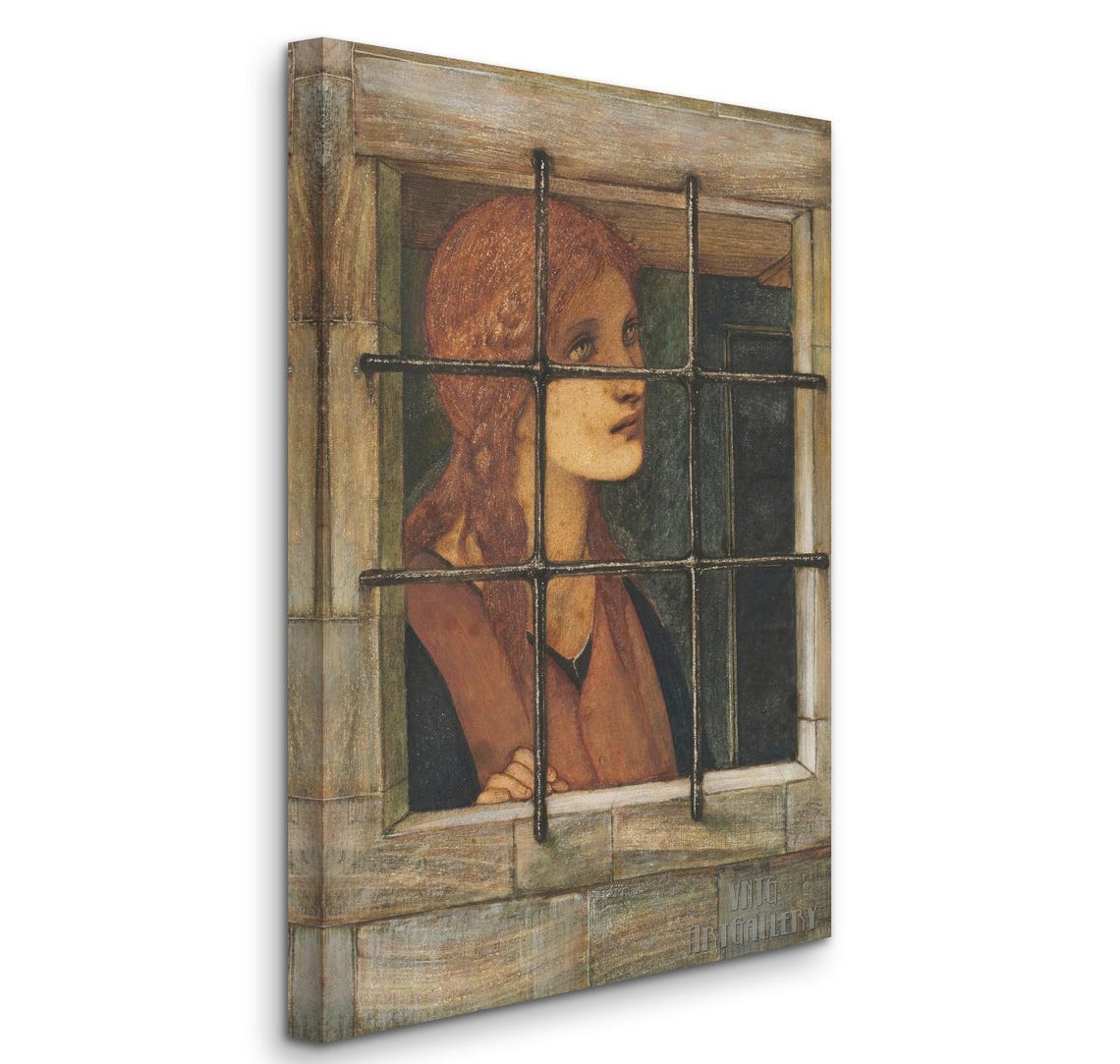 Edward Burne-jones : Danaë in the Brazen Tower (1872) Canvas Gallery ...