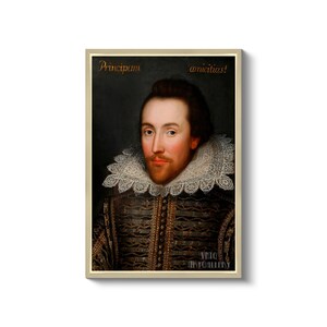 The Cobbe Portrait of William Shakespeare (1610) Canvas Gallery Wrapped ...