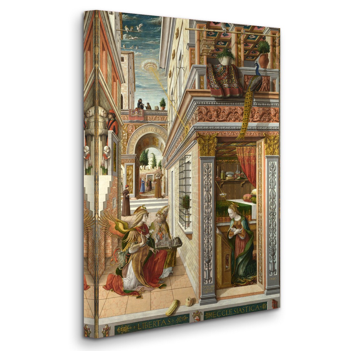 Carlo Crivelli : The Annunciation with Saint Emidius 1486 | Etsy