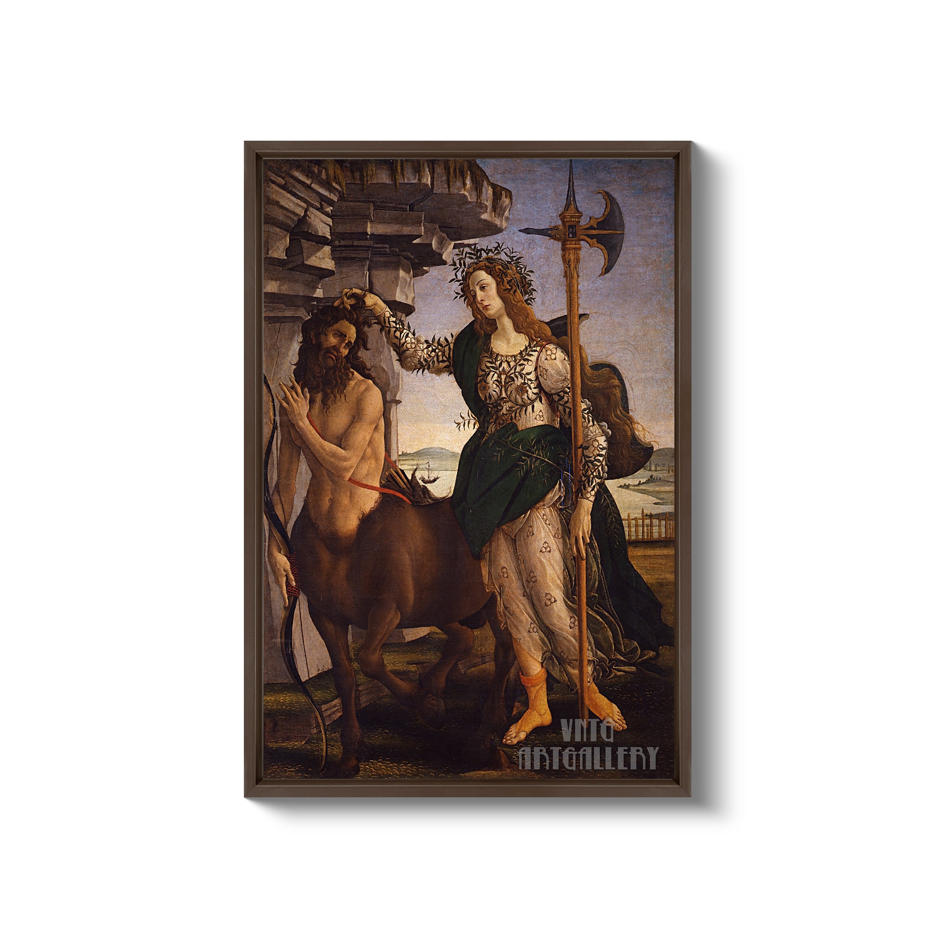 Sandro Botticelli : Pallas and the Centaur 1482 Canvas - Etsy