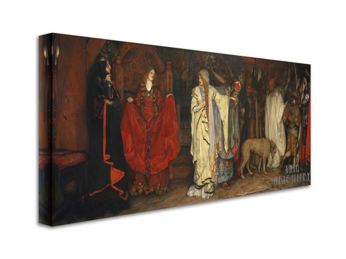 Edwin Austin Abbey : King Lear Act I Scene I 1898 Canvas - Etsy