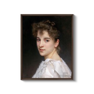 William-adolphe Bouguereau : Gabrielle Cot (1890) Canvas Gallery ...