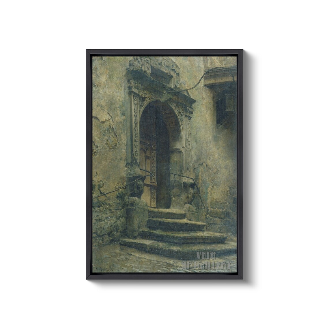 Carl Probst : Rathaus in Rothenburg date Unknown Canvas - Etsy