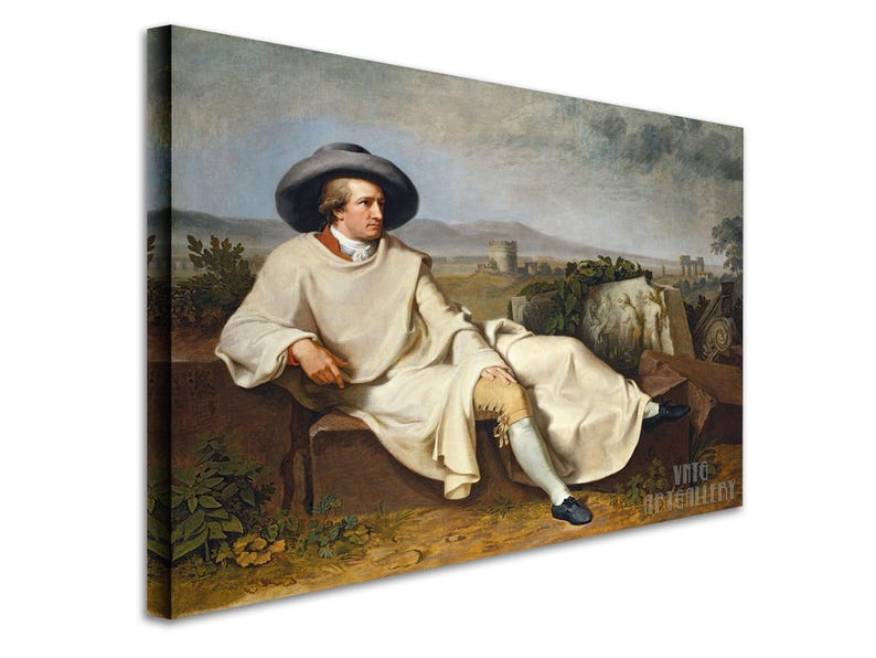 Johann Heinrich Wilhelm Tischbein : Goethe in the Roman Campagna (1787 ...
