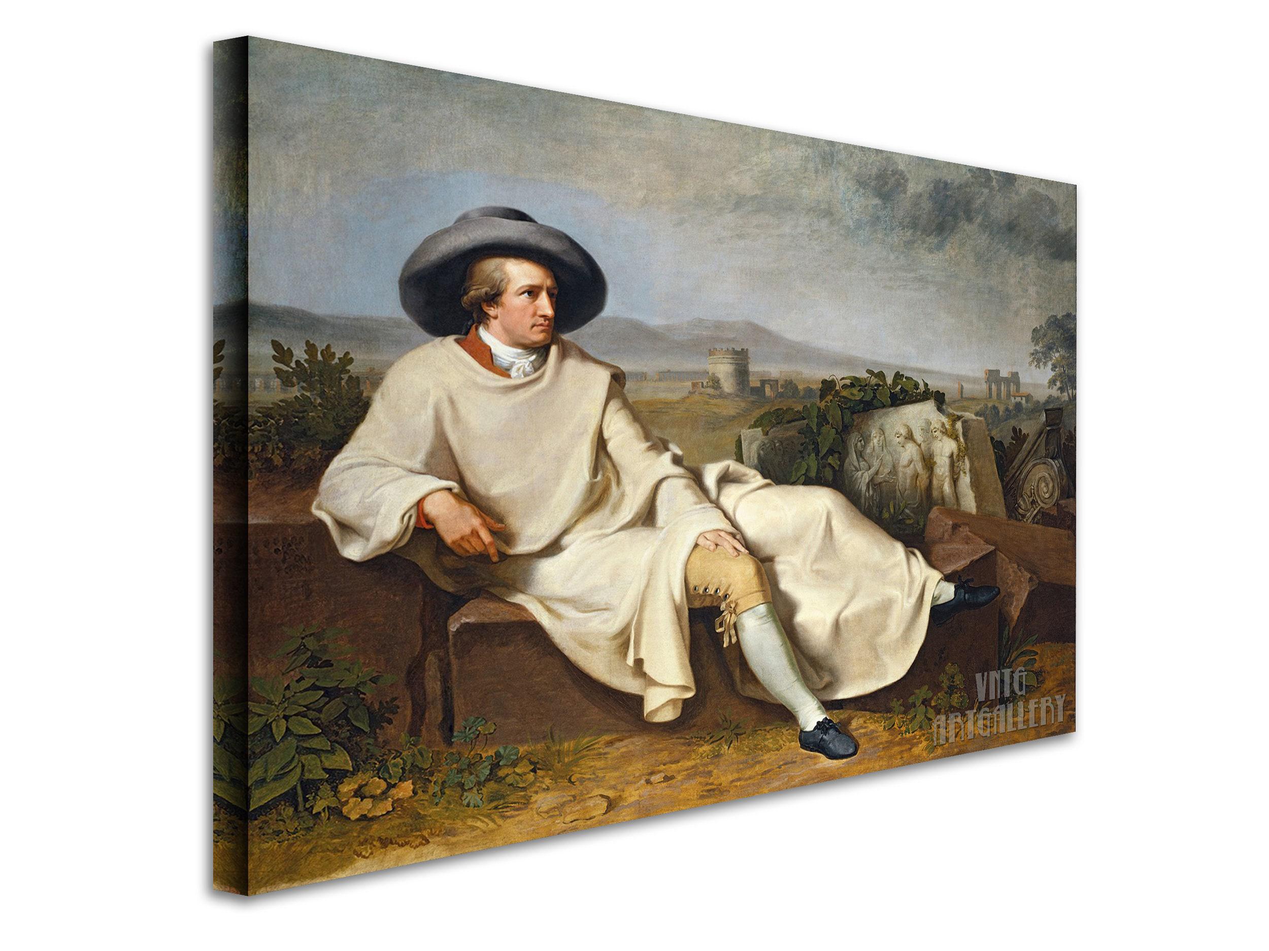 Johann Heinrich Wilhelm Tischbein : Goethe in the Roman Campagna (1787 ...