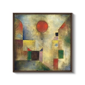 Paul Klee : Red Balloon 1922 Canvas Gallery Wrapped or Framed Giclee ...