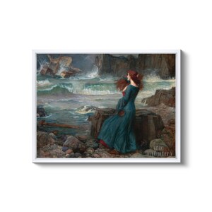 John William Waterhouse : Miranda, the Tempest (1916) Canvas Gallery ...