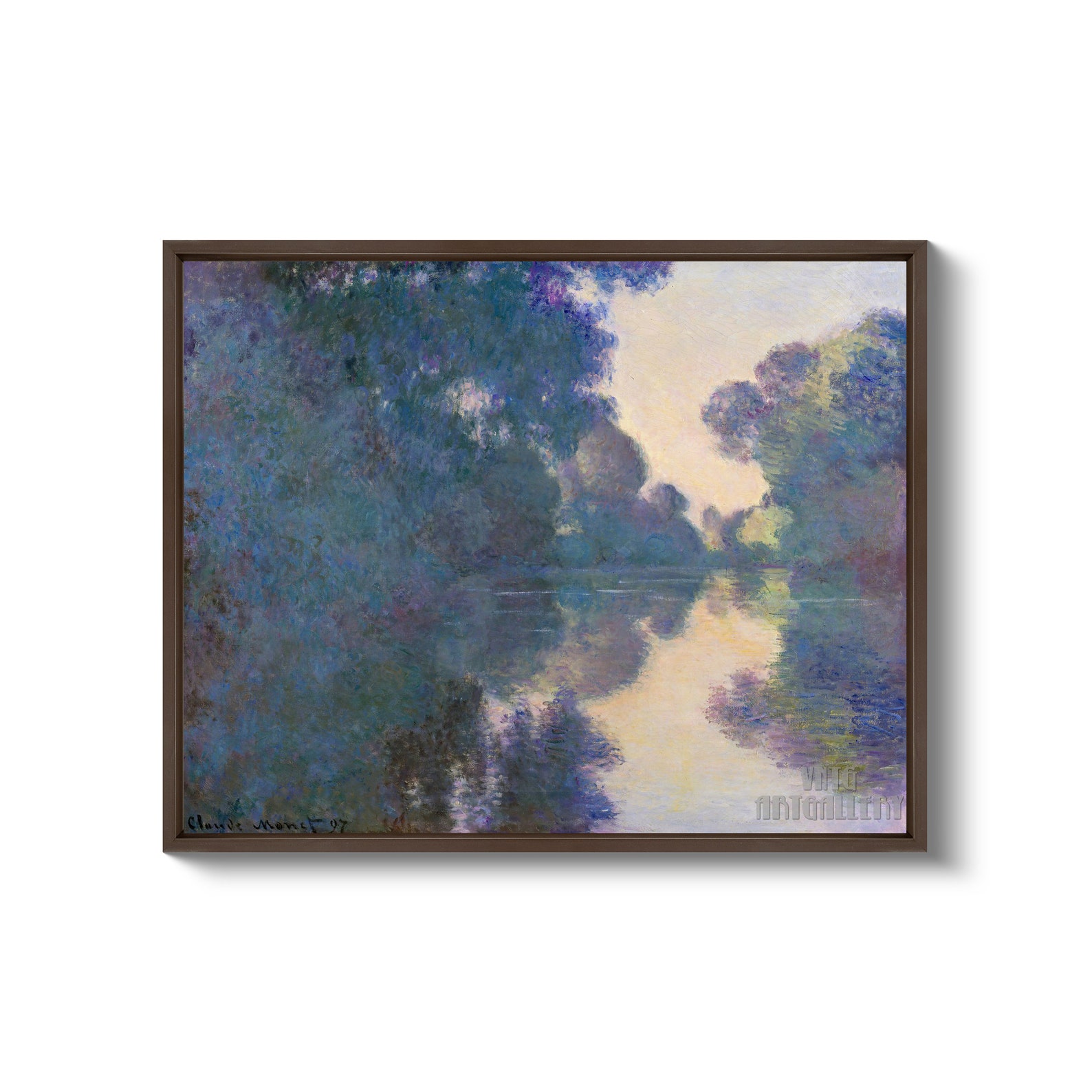 Claude Monet : Morning on the Seine Near Giverny 1897 Canvas - Etsy