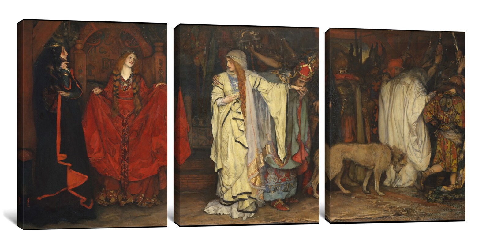 Edwin Austin Abbey : King Lear Act I Scene I 1898 Canvas | Etsy
