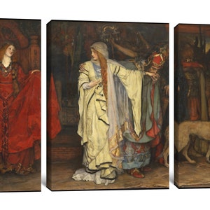 Edwin Austin Abbey : King Lear Act I Scene I 1898 Canvas | Etsy
