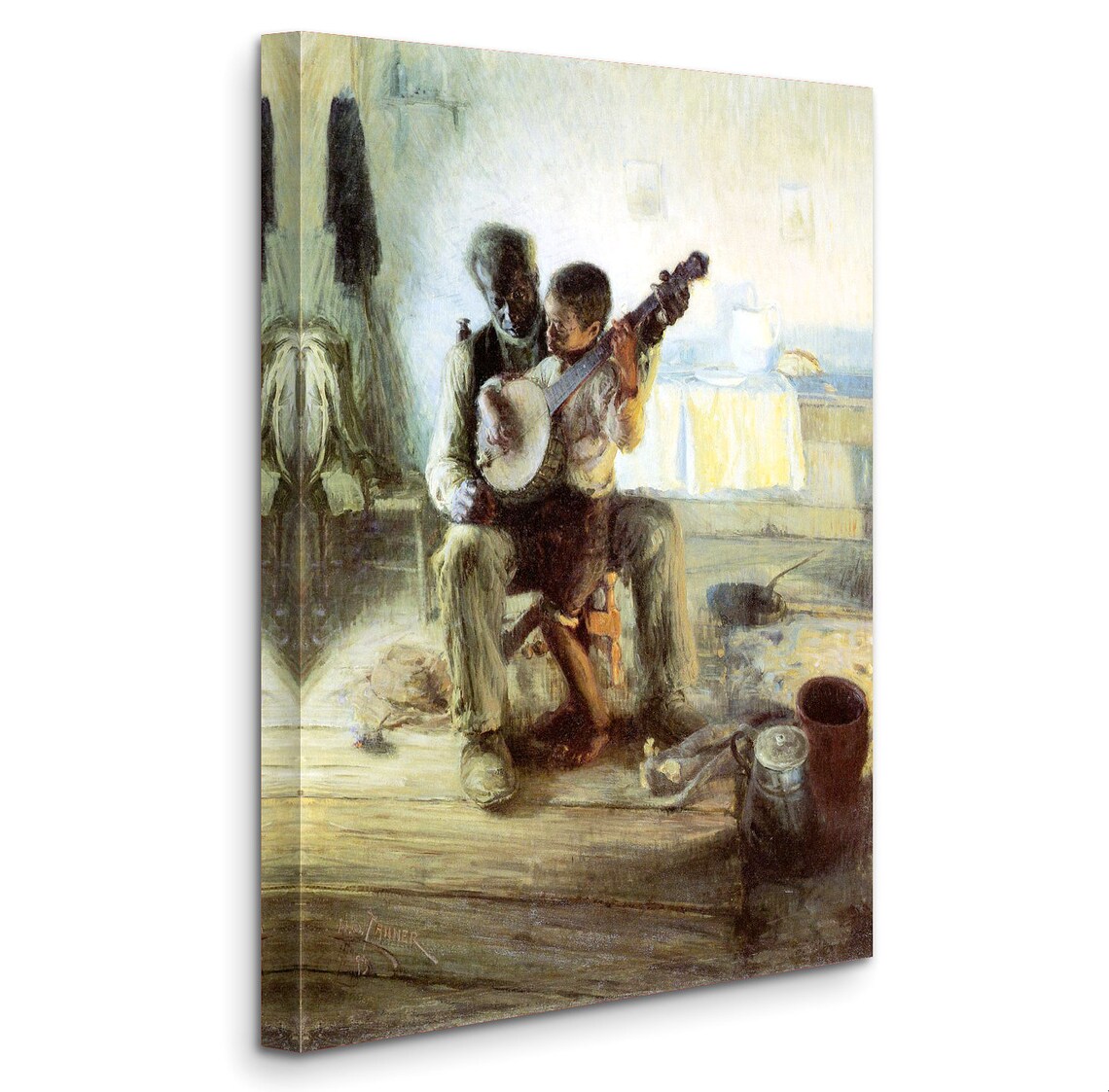 Henry Ossawa Tanner : the Banjo Lesson 1893 Canvas Gallery - Etsy