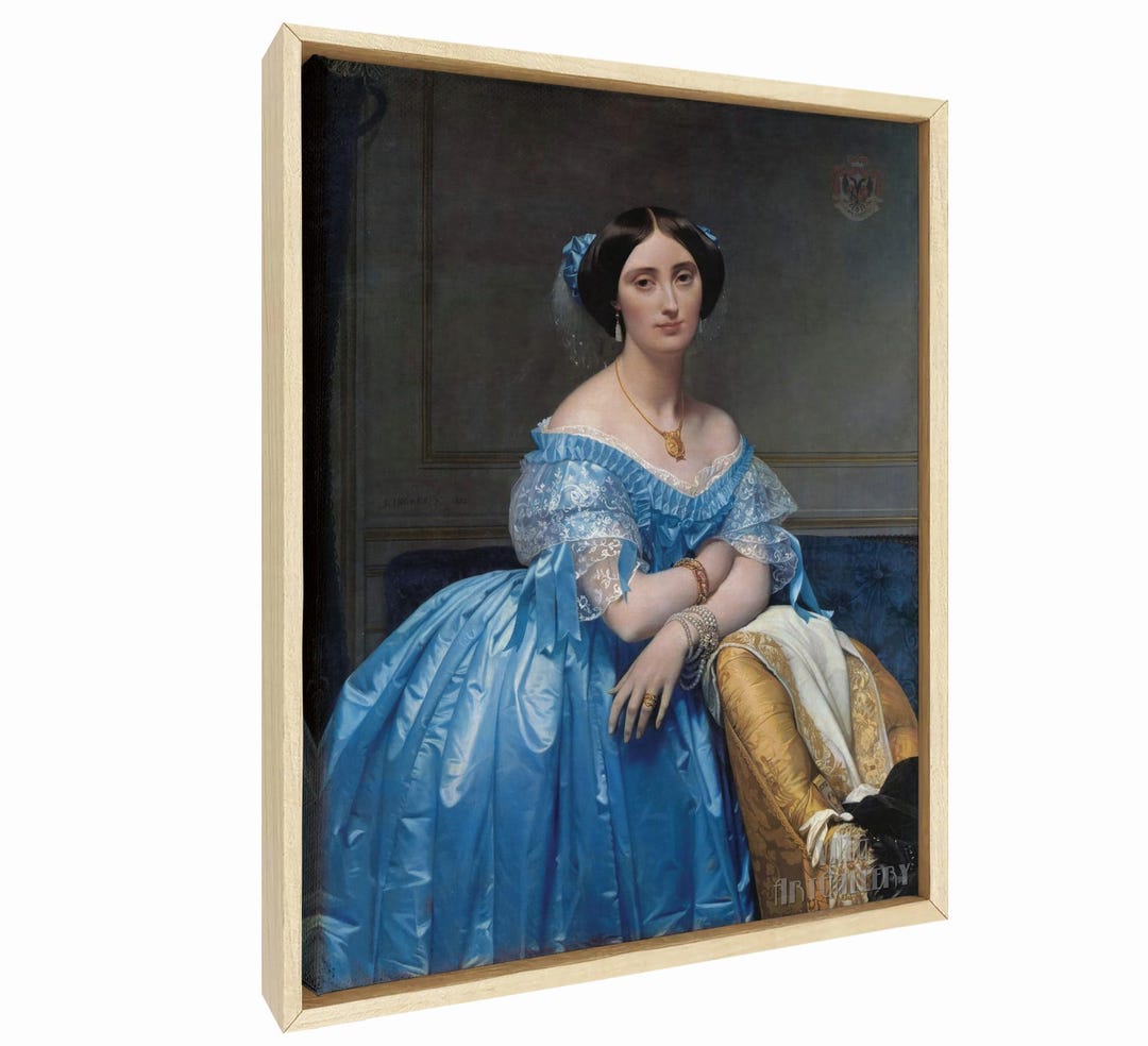 Jean-auguste-dominique Ingres : Portrait of Princess Albert De Broglie ...