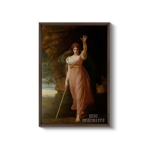 George Romney : Emma Hart, Lady Hamilton as Circe (1782) Canvas Gallery ...