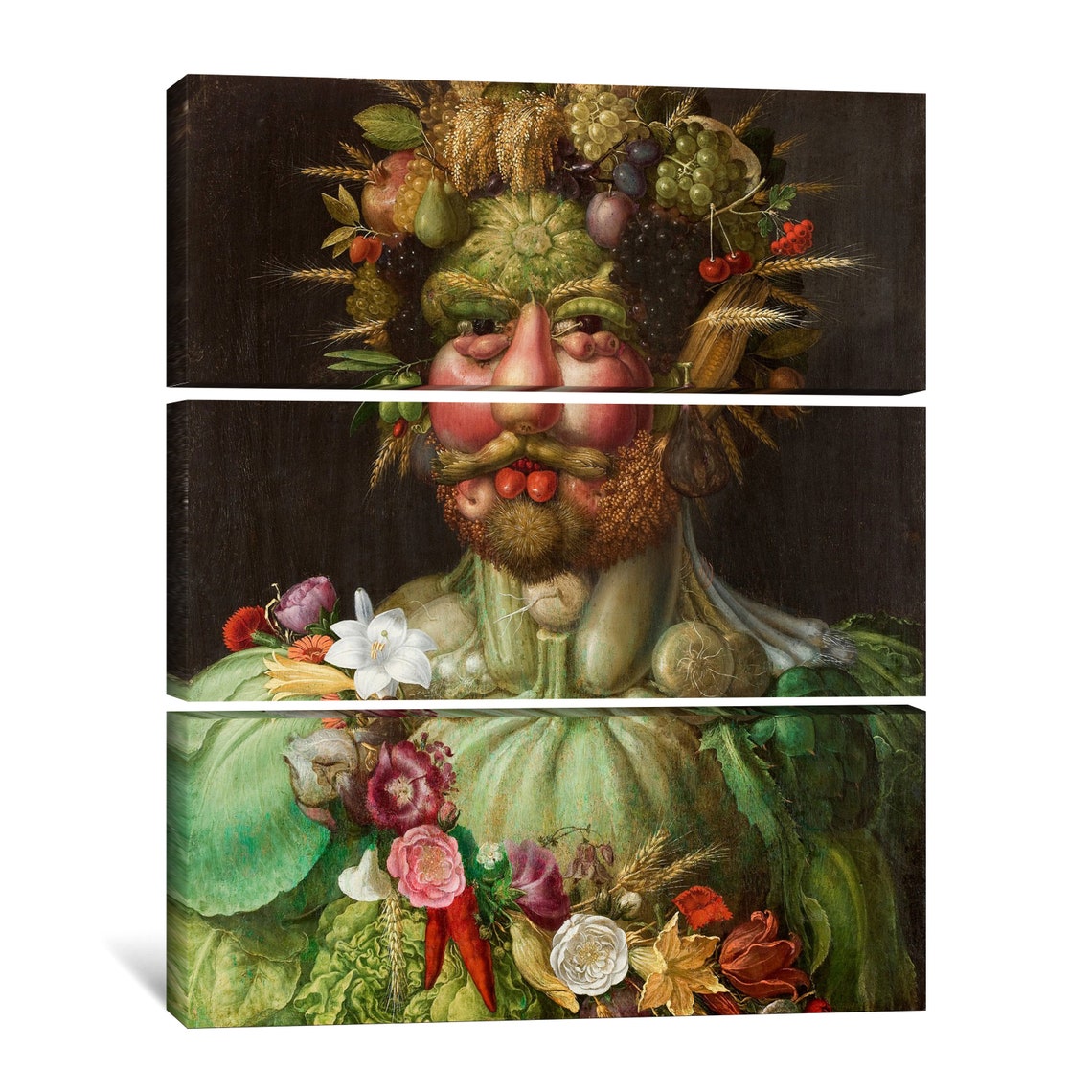 Giuseppe Arcimboldo : Vertumnus 1590 Canvas Gallery Wrapped | Etsy