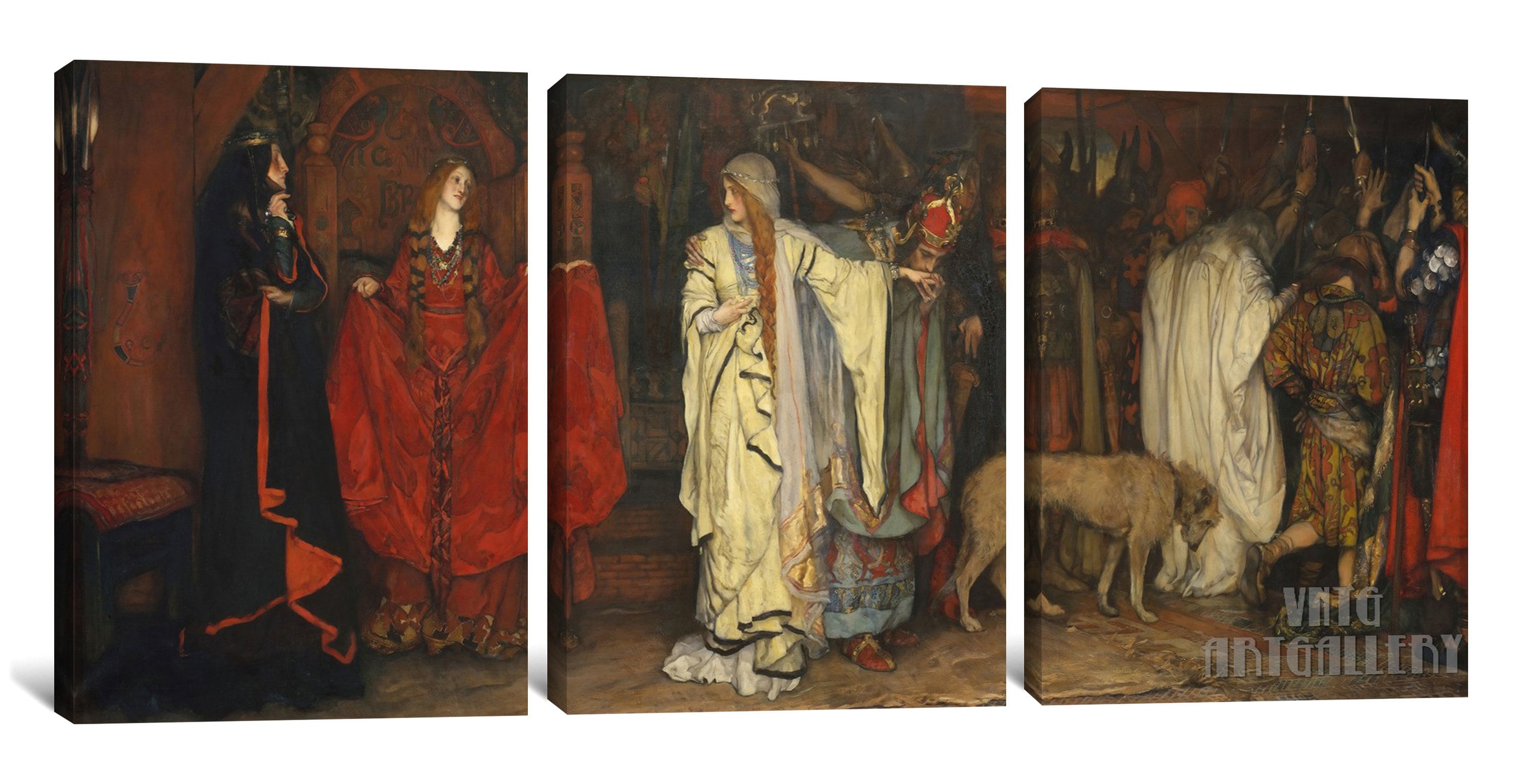 Edwin Austin Abbey : King Lear Act I Scene I 1898 Canvas - Etsy