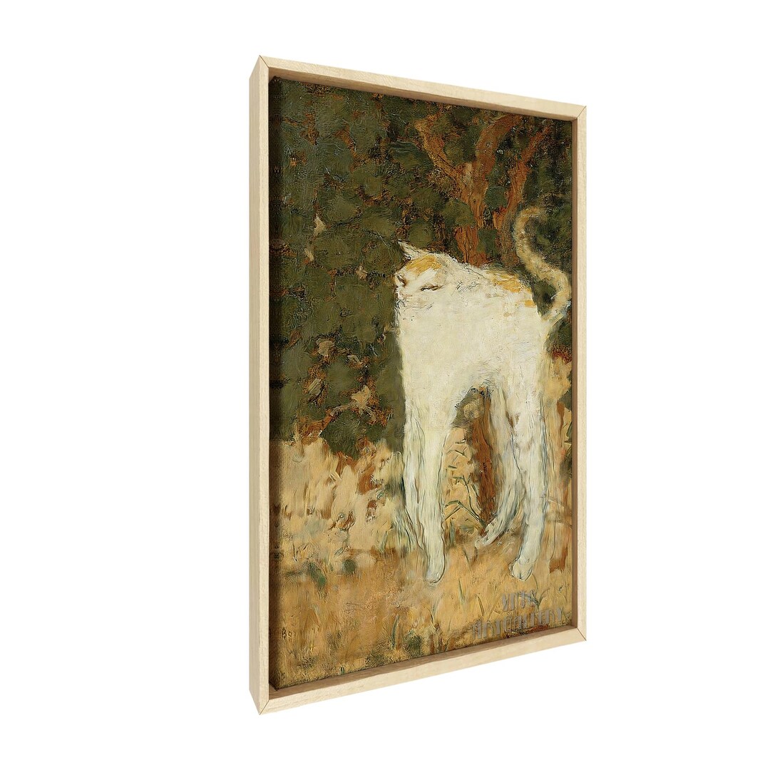 Pierre Bonnard : the White Cat Le Chat Blanc 1894 Canvas Gallery ...