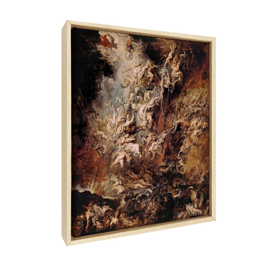 Peter Paul Rubens : Fall of the Damned 1620 Canvas Gallery Wrapped or ...