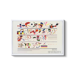 Wassily Kandinsky : Succession 1935 Canvas Gallery Wrapped or Framed ...