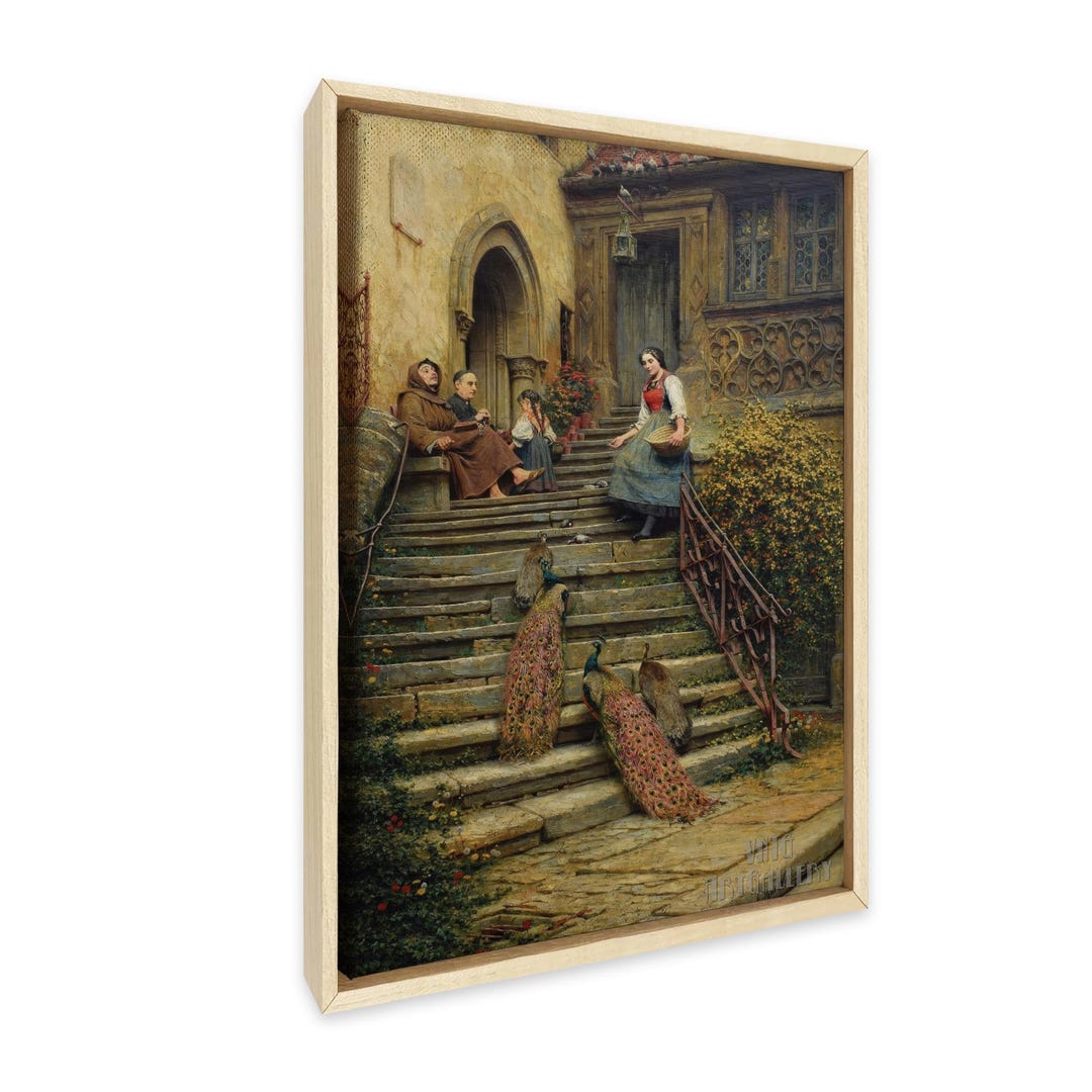 Arthur Wasse : Sunday Morning 1888 Canvas Gallery Wrapped Giclee Wall ...