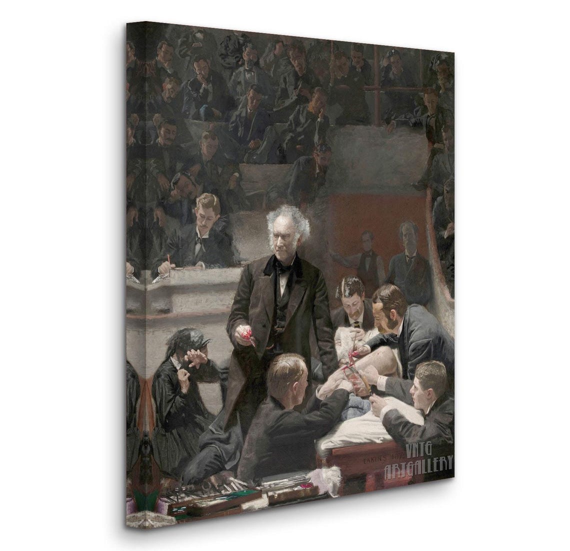 Thomas Eakins : the Gross Clinic (1875) Canvas Gallery Wrapped or ...