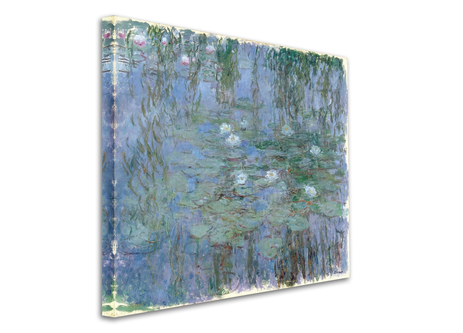 Claude Monet : Blue Water Lilies 1916 Canvas Gallery Wrapped - Etsy