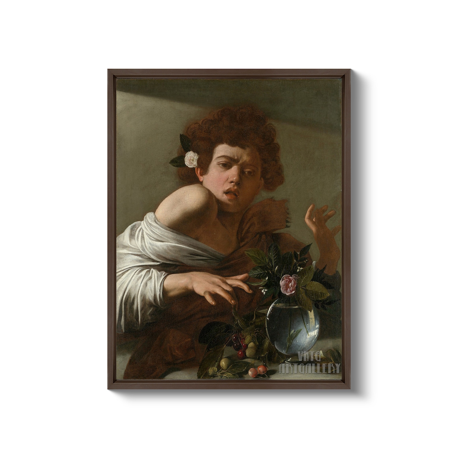 Caravaggio : Boy Bitten by a Lizard 1594 Canvas Gallery - Etsy