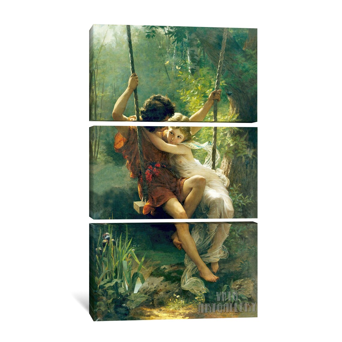 Pierre Auguste Cot : Springtime 1873 Canvas Gallery Wrapped - Etsy