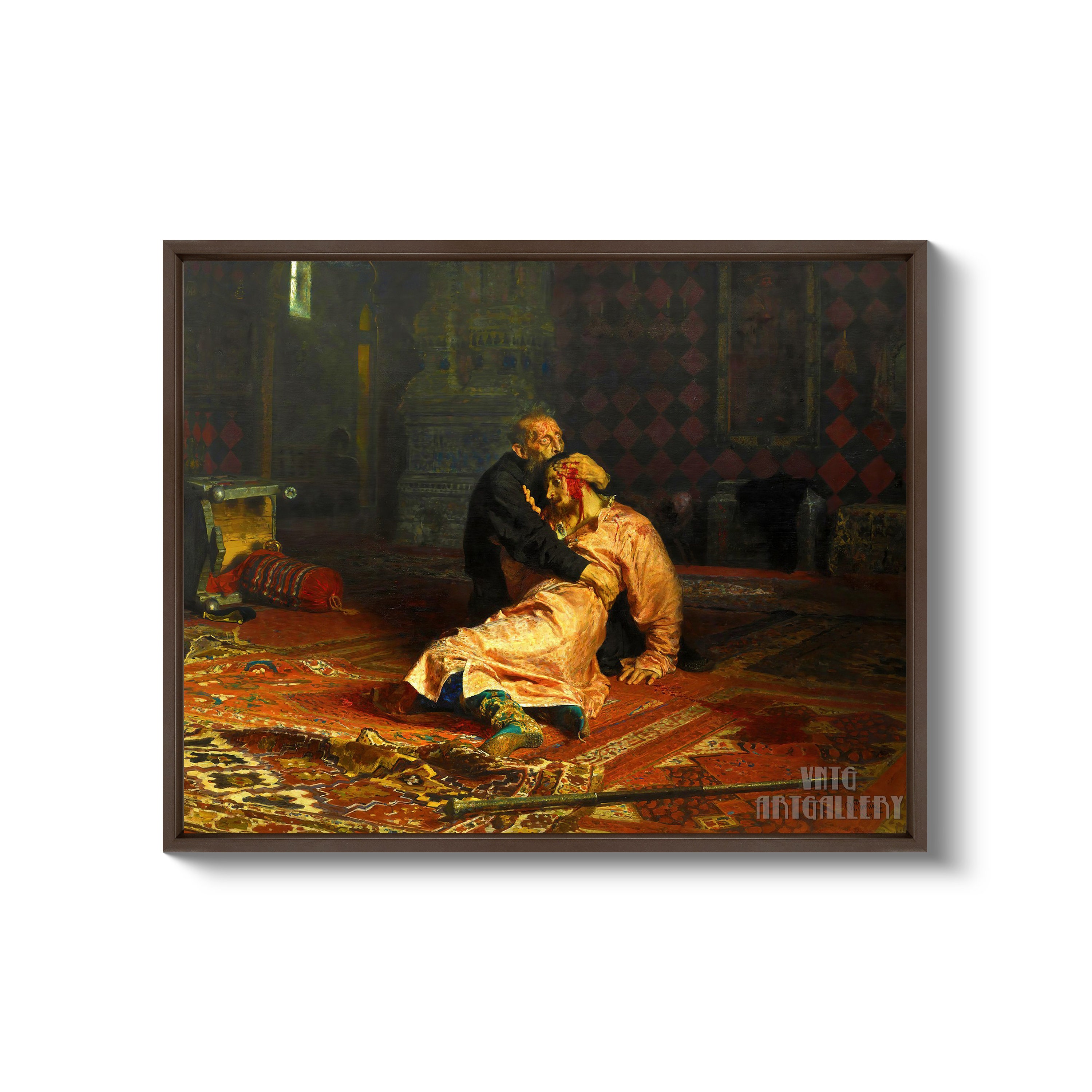 Ilya Repin : Ivan the Terrible and His Son Ivan on 16 November - Etsy