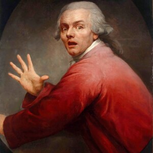 Joseph Ducreux 1735:1802 Self Portrait Canvas Gallery Wrapped or Framed ...
