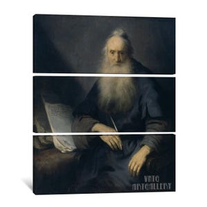 Jan Lievens : the Apostle Paul (1629) Gallery Wrapped or Framed Giclee ...