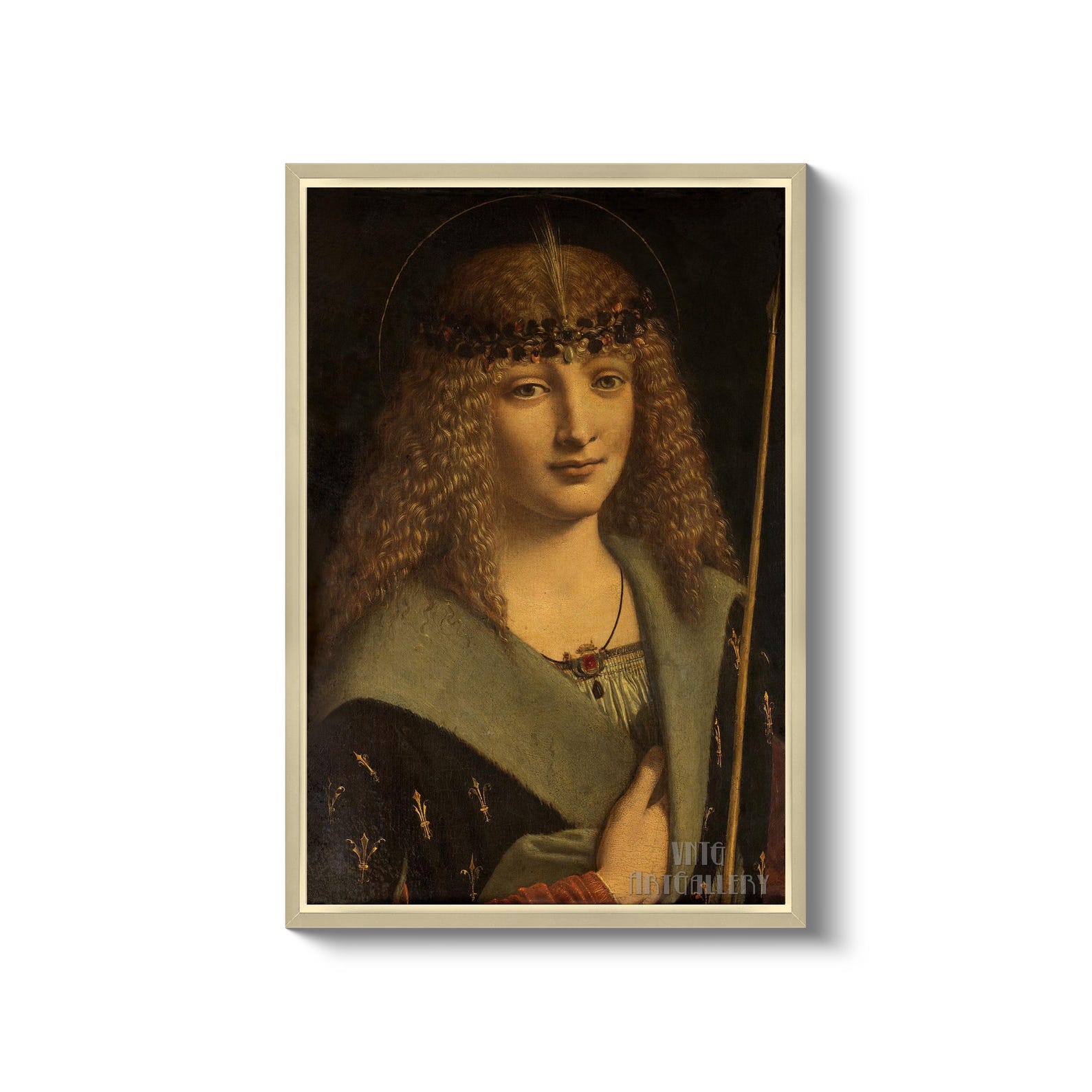 Giovanni Antonio Boltraffio : Portrait of a Boy as Saint Sebastian ...