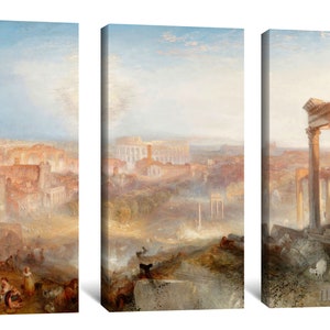 Joseph Mallord William Turner : Modern Rome-campo Vaccino (1839) Canvas ...