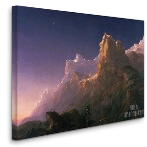 Thomas Cole : Prometheus Bound (1847) Canvas Gallery Wrapped or Framed ...