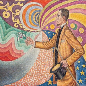 Paul Signac : Portrait De Félix Fénéon 1890 Canvas Gallery | Etsy