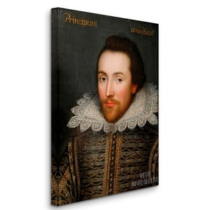 The Cobbe Portrait of William Shakespeare (1610) Canvas Gallery Wrapped ...
