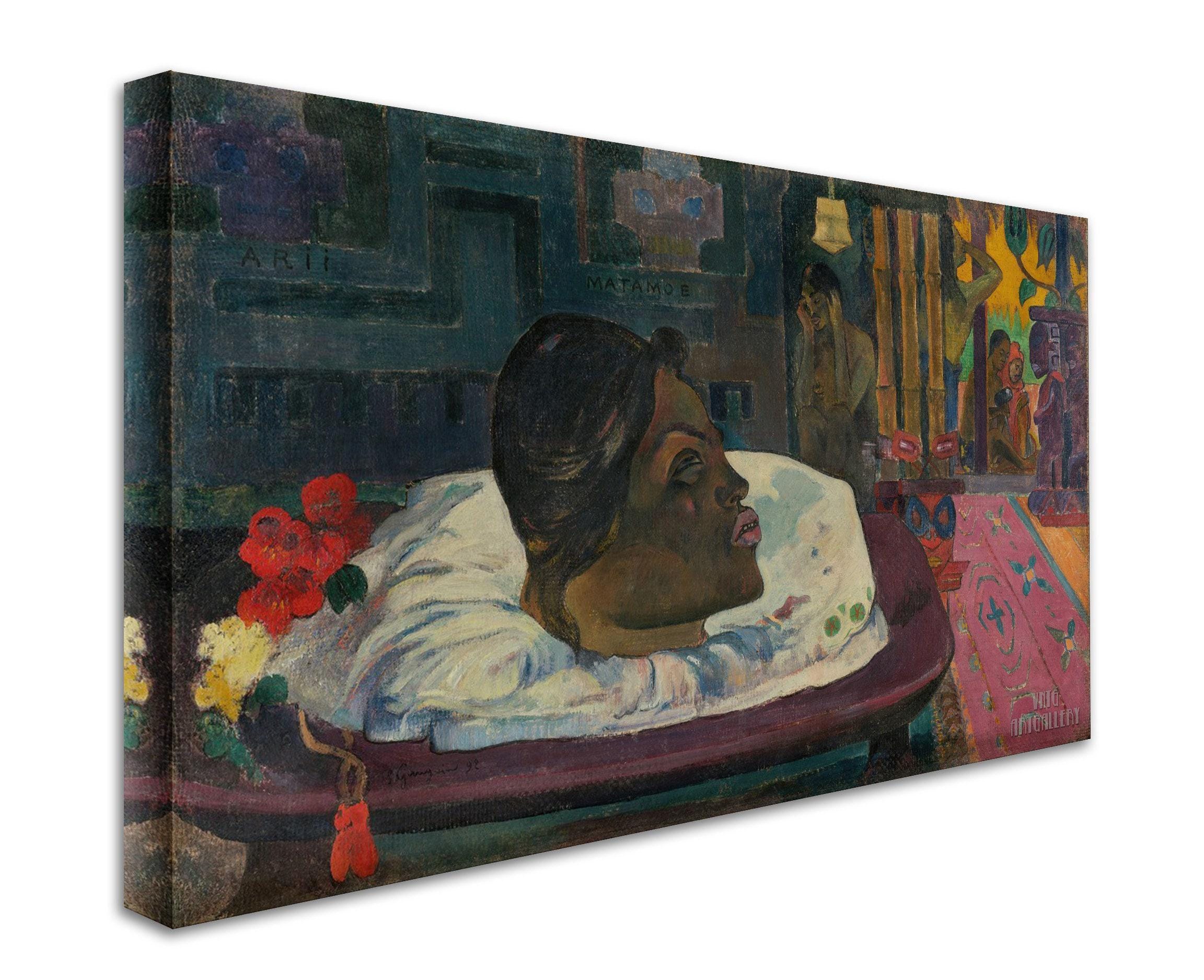 Paul Gauguin : French - Arii Matamoe (the Royal End) (1892) Canvas ...