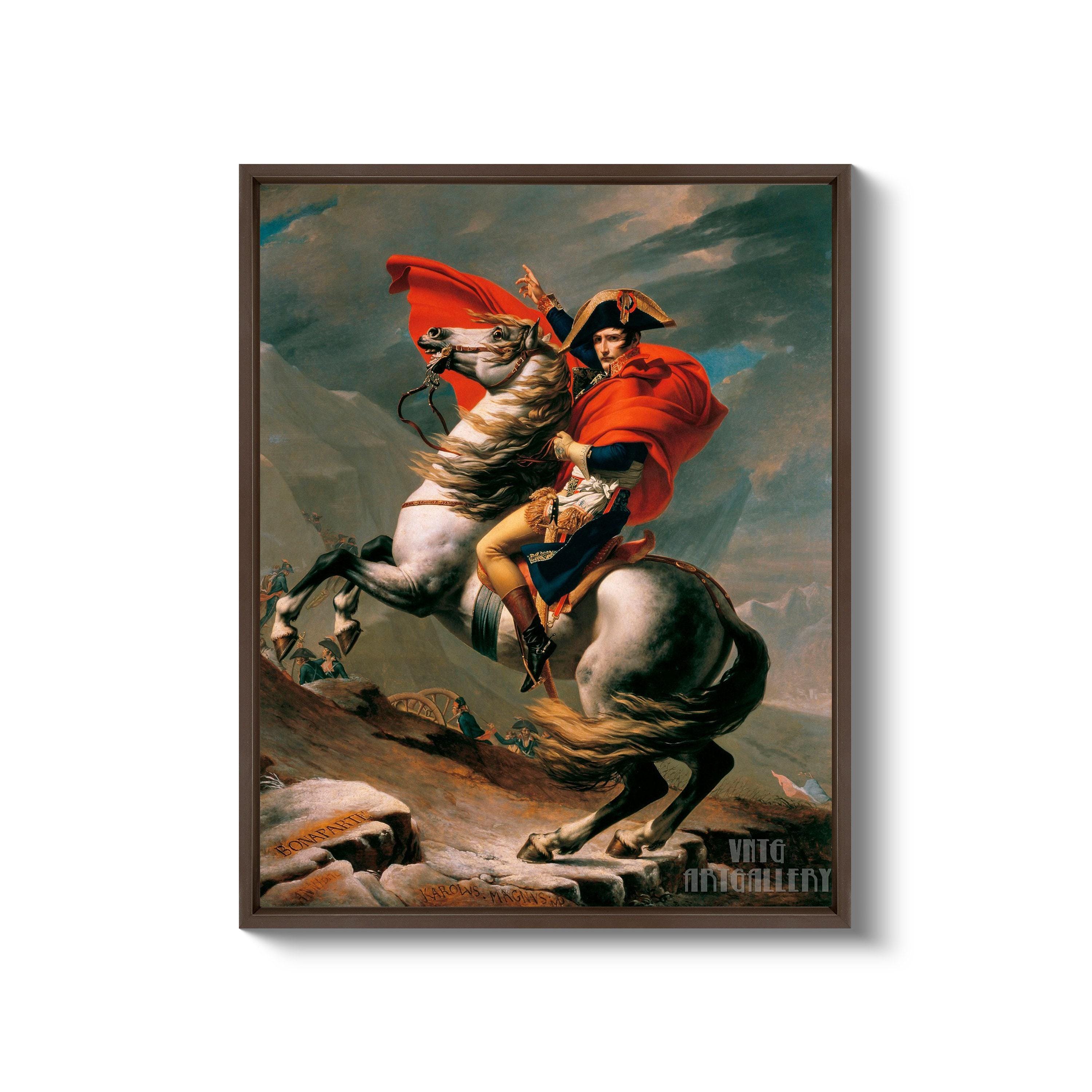 Jacques-louis David: Napoleon Crossing the Alps (1801) Canvas Gallery ...