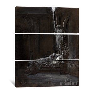 Gustave Doré : the Calling of Samuel 1877 Gallery Wrapped or Framed ...